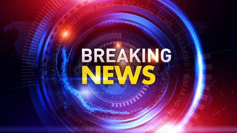 Breaking News Background Red Stock Illustration - Illustration of ...