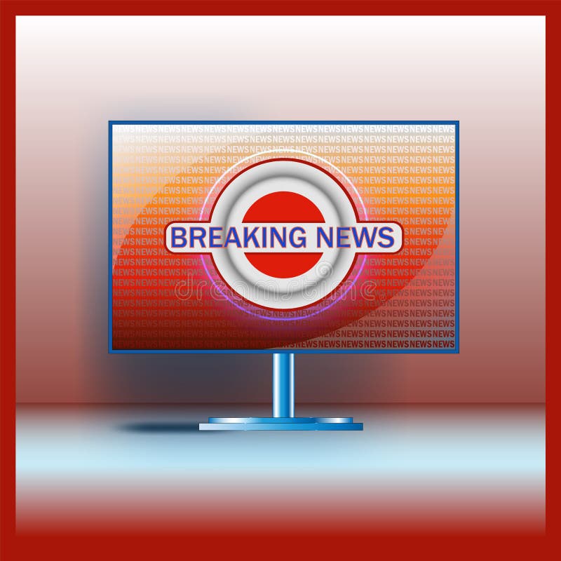 Breaking News Broadcast Concept Design Template for News Channels or ...