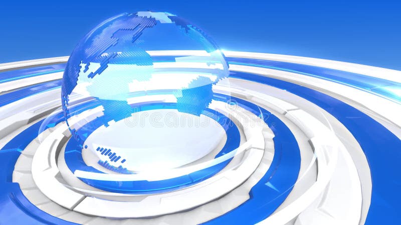 World News Studio Background for News Report and Breaking News Stock ...
