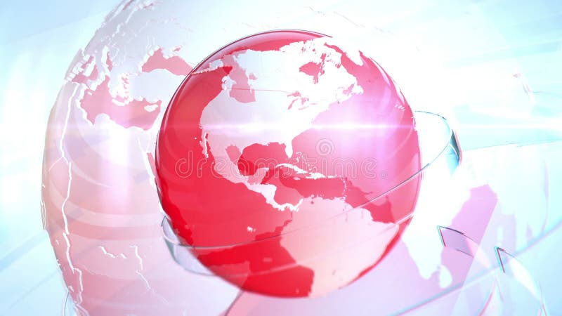 News Globe Spin Design Animation Stock Video - Video of media, 2020: ...