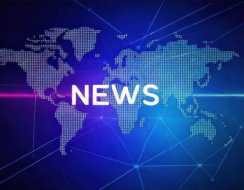 Breaking News Global Updates Insights Wallpaper Stock Illustration ...