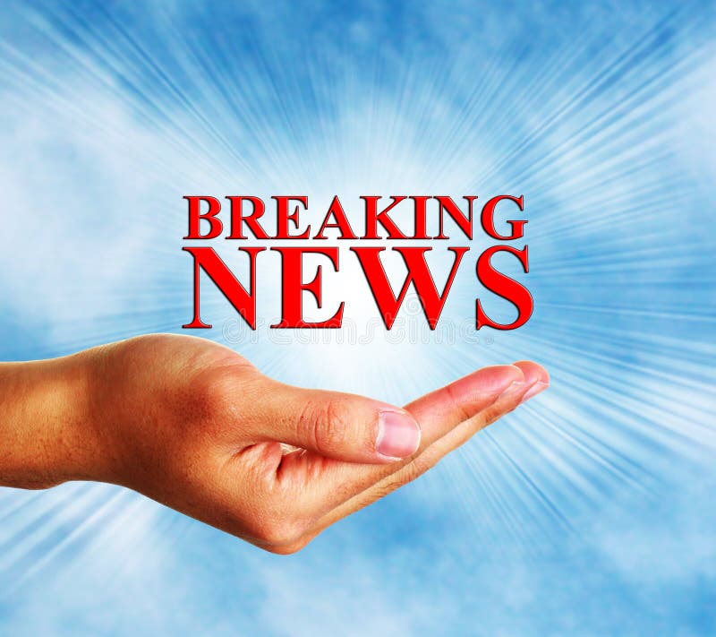 Breaking News daily Newspaper Headline Stock Photo - Image of media ...