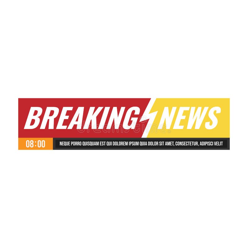 Breaking News Logo Stock Illustrations – 3,845 Breaking News Logo Stock ...