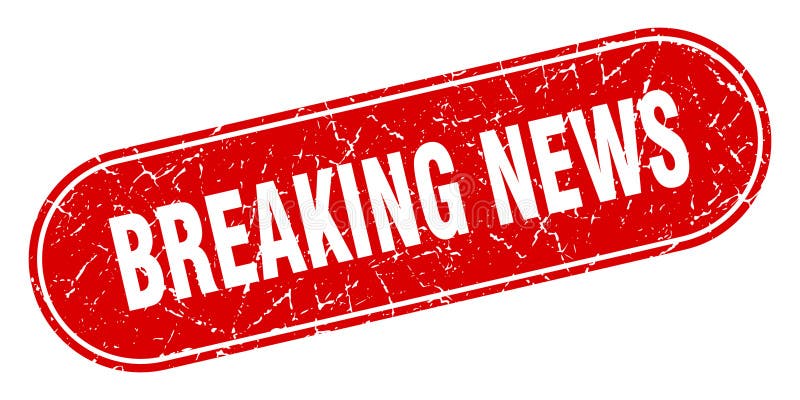 Breaking News Sign. Breaking News Grunge Stamp Stock Vector ...