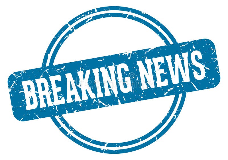 Breaking News Sticker. Breaking News Sign on Transparent Background ...