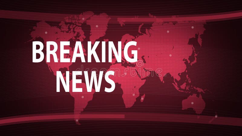 Reporter in Studio, the Latest News, 4k Animation Stock Video - Video ...