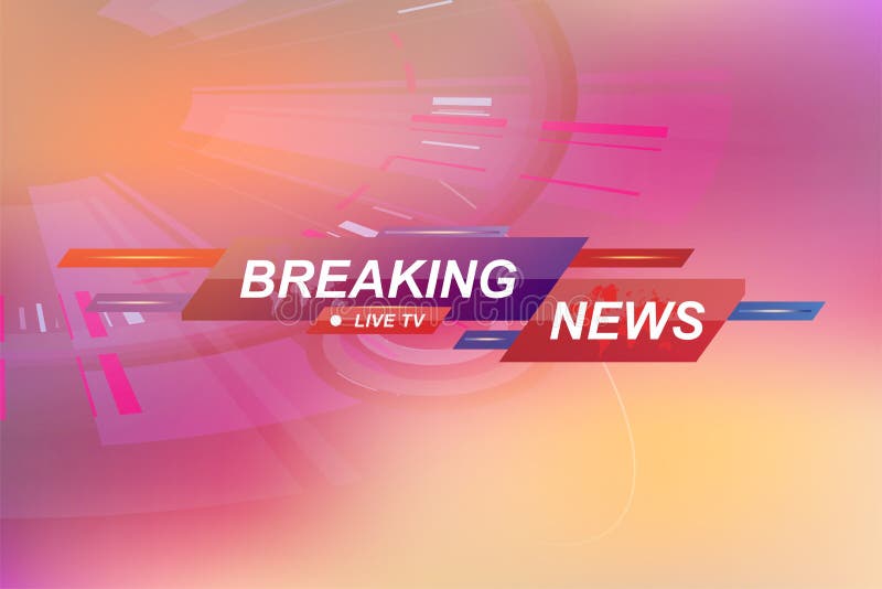 Breaking News Template Stock Illustrations – 7,166 Breaking News ...
