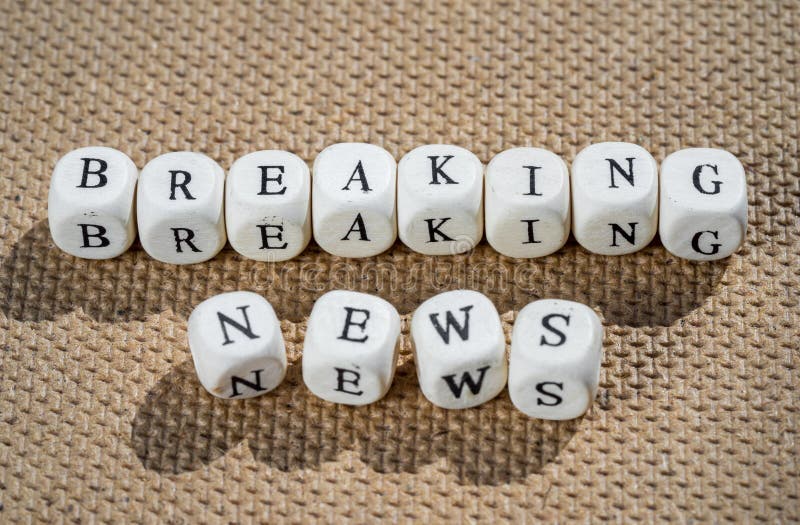Breaking news stock image. Image of bricks, information - 97420383
