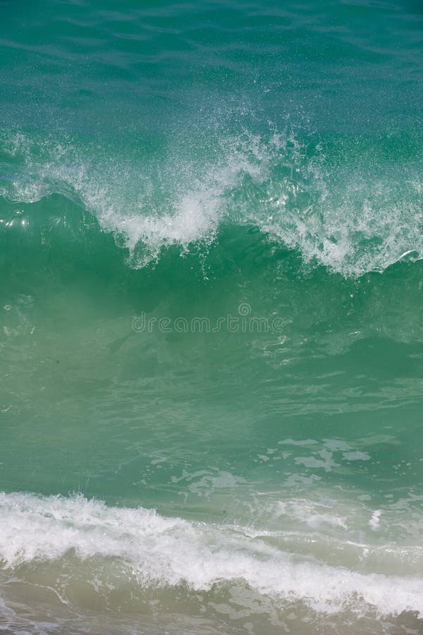 Split Ocean Wave Background Isolated, Sea Stock Photo - Image of ...
