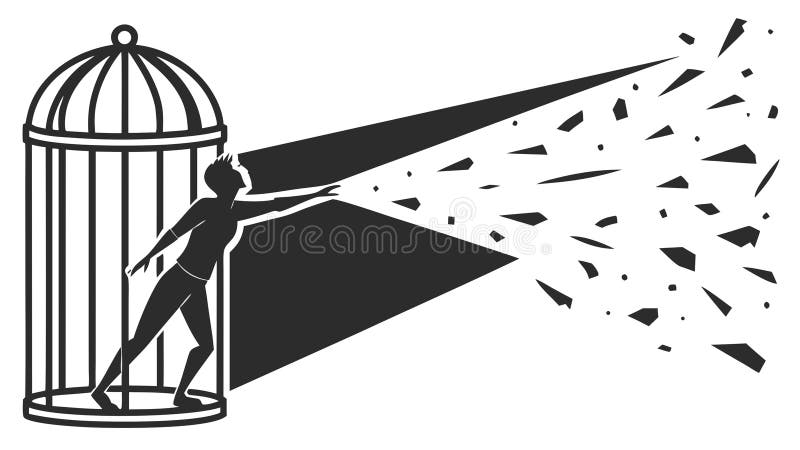 Breaking Out Cage Stock Illustrations – 125 Breaking Out Cage Stock ...