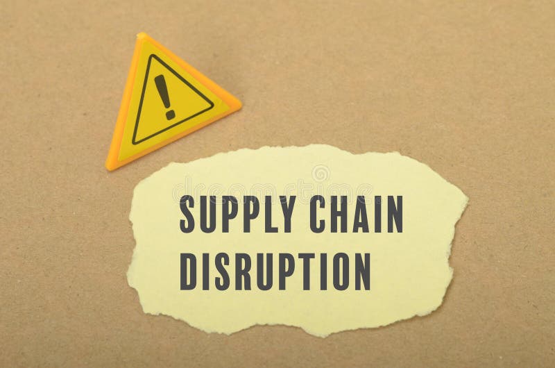 Breaking Point: Supply Chain Disruption Highlighted on Torn Paper Stock ...