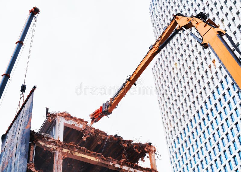 Breaking Roof of House in Berlin Stock Photo - Image of maintenance ...