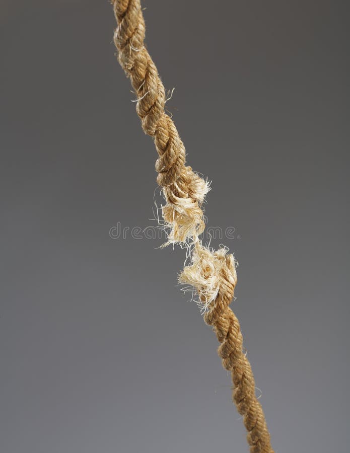 Breaking rope stock photo. Image of rope, breaks, risk - 8553668