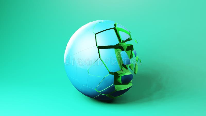 Breaking Sphere into Small Pieces Deformation Geometric Video Animation ...