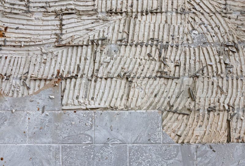 Breaking up floor tiles stock photo. Image of demolish - 197426838