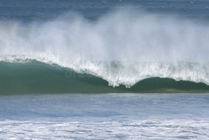 Breaking wave stock photo. Image of ocean, splashing, spray - 6214192
