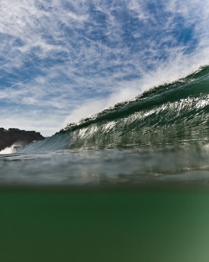 Breaking Wave stock image. Image of water, waterproof - 8404211