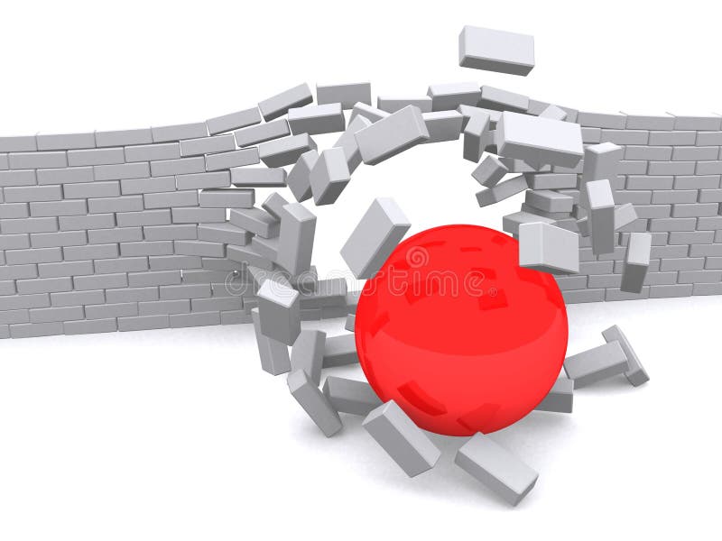 Breakout stock illustration. Illustration of escape, breakthrough ...