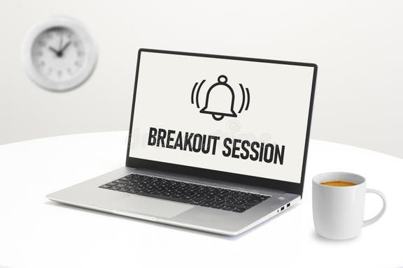 Breakout Sessions are Shown Using the Text Stock Photo - Image of ...