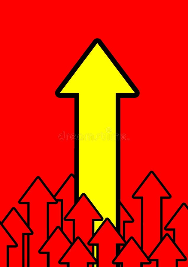 Breakthrough stock illustration. Illustration of arrow - 967501