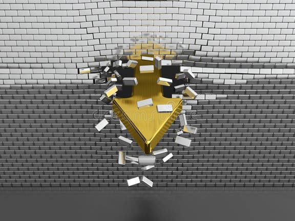 Breaktrough stock illustration. Illustration of freedom - 25270770