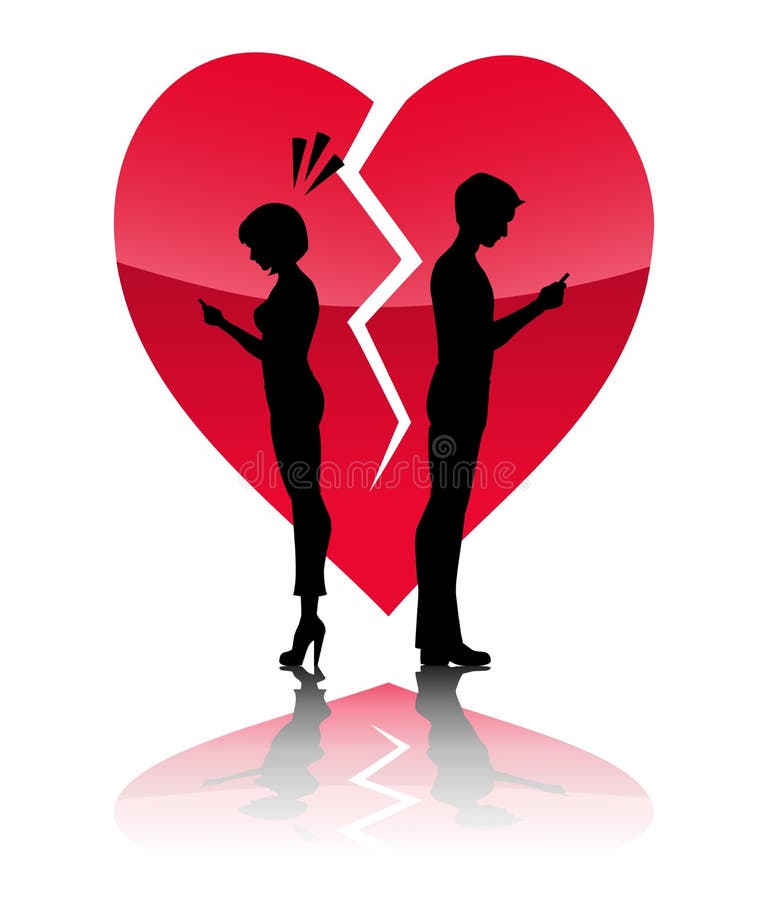 Breakup Stock Illustrations – 8,838 Breakup Stock Illustrations ...