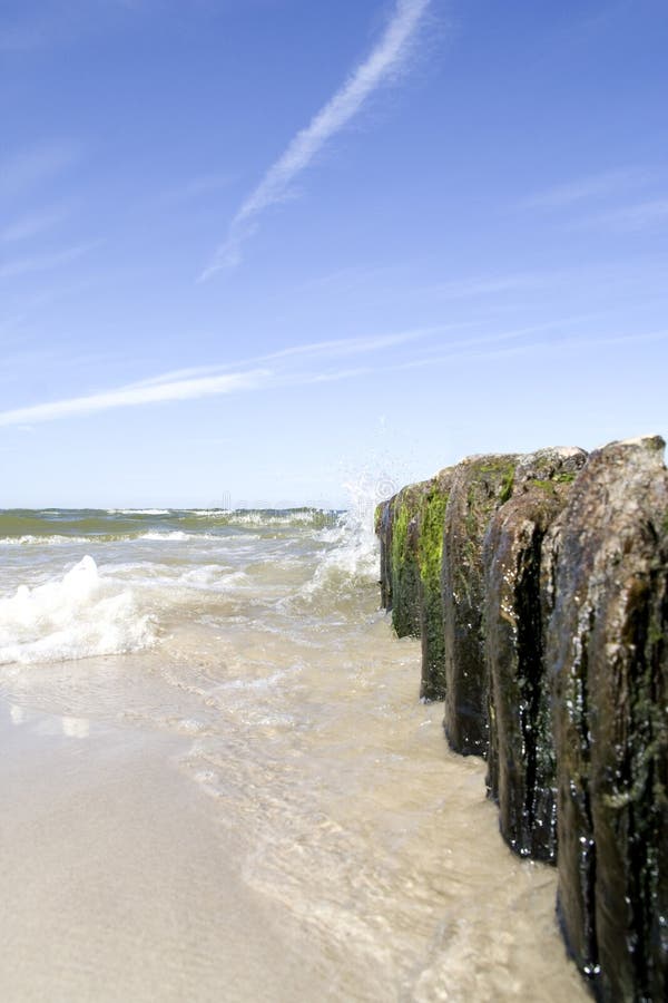 Breakwater stock image. Image of wave, view, travel, tidal - 10851973