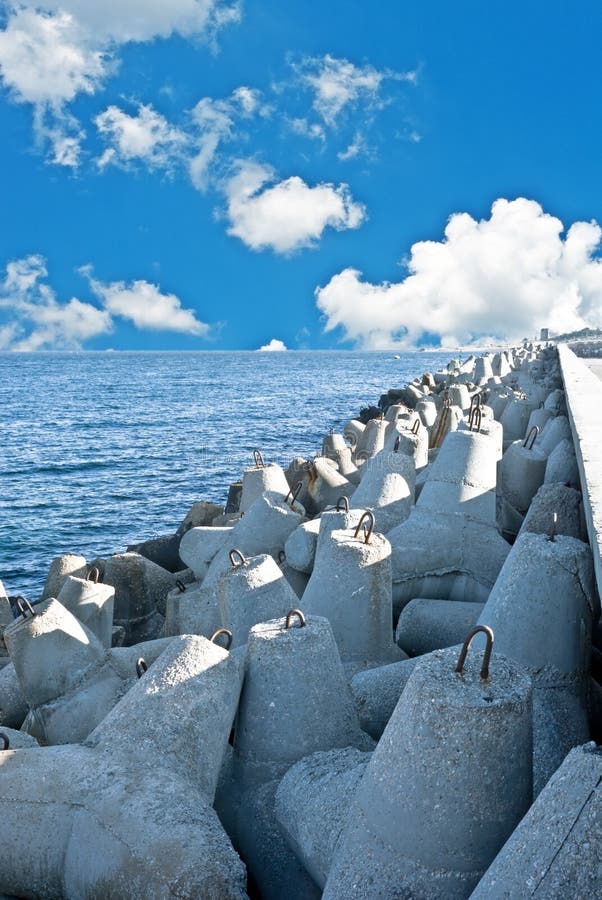 Breakwater stock image. Image of edge, extreme, nature - 41305677