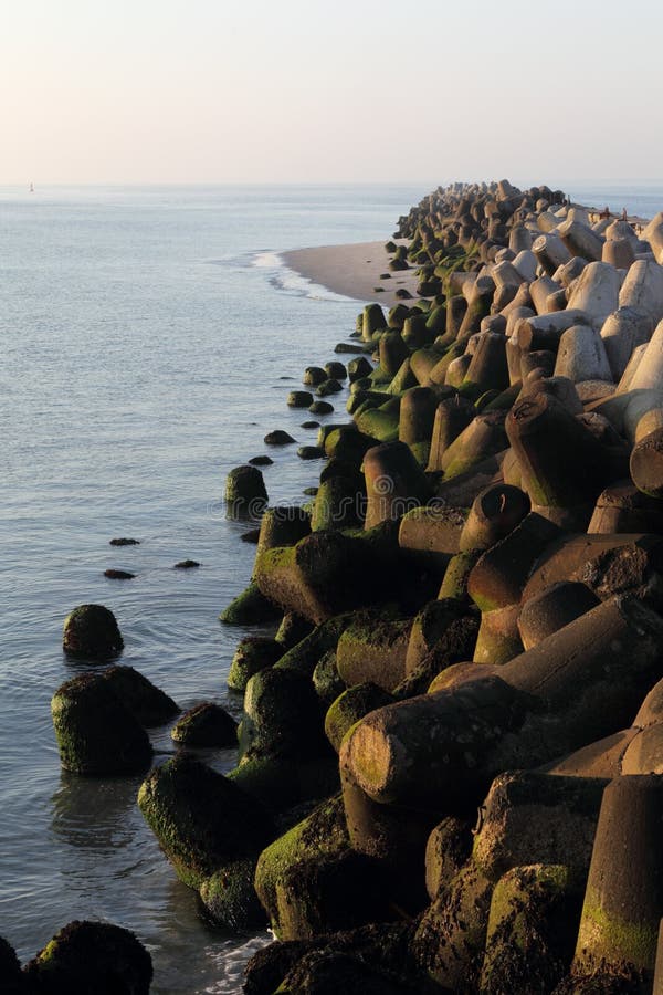 Breakwater stock photo. Image of wall, breakwater, defence - 21500676