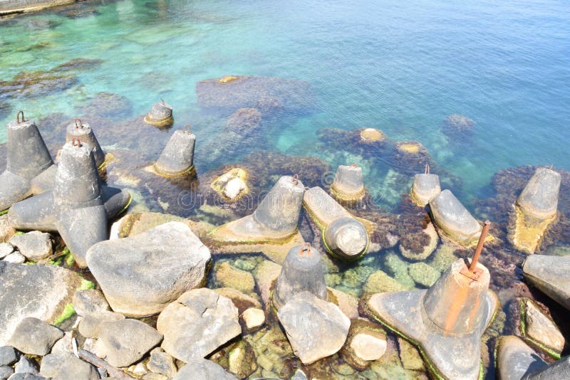 Breakwater is an Artificial Coastal Structure that Protects the Harbor ...