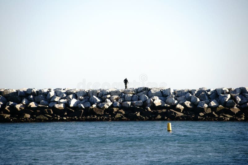 Breakwater Dana Point stock photo. Image of california - 72809202