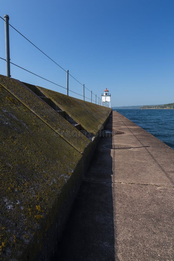 Breakwater Lighthouse stock photo. Image of coastline - 26881100