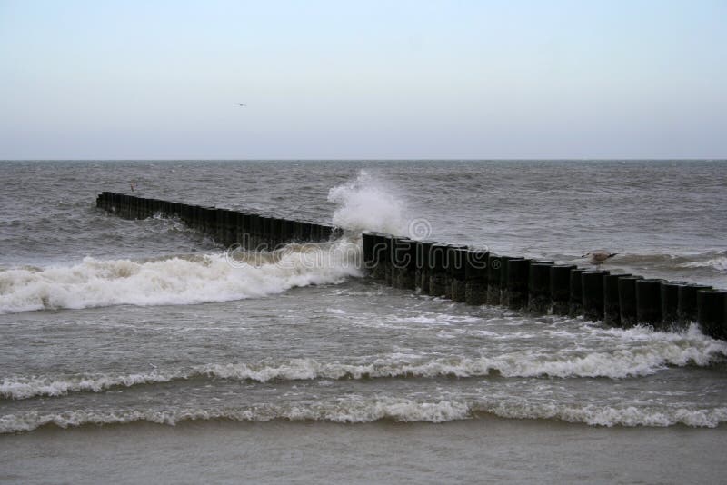 Breakwater sea stock image. Image of ocean, bridge, water - 46861487