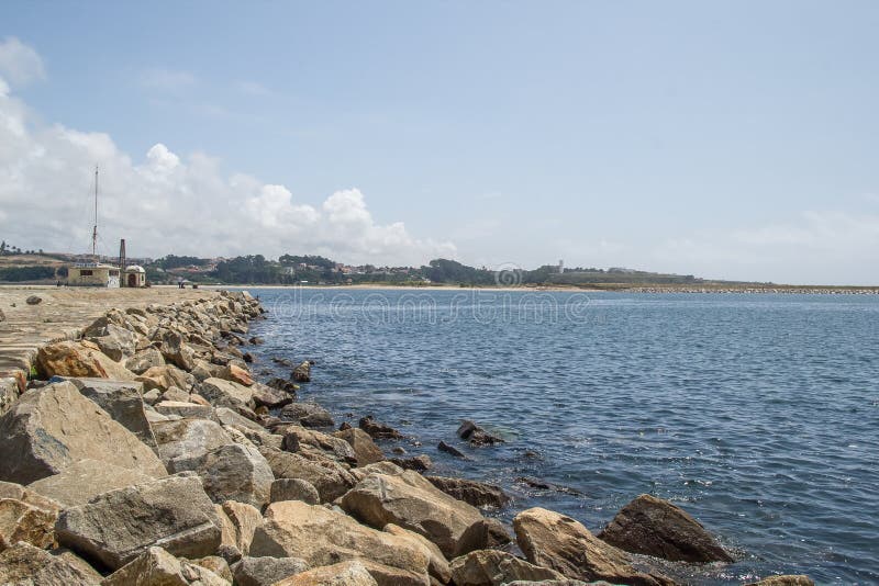Breakwater stock image. Image of reflection, europe, atlantic - 88341081