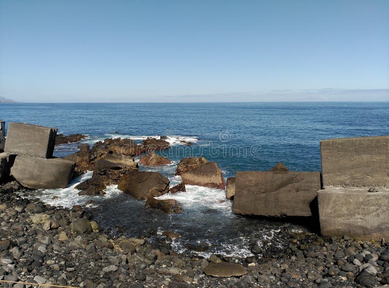 Breakwaters stock photo. Image of breakwater, main, weather - 58649452