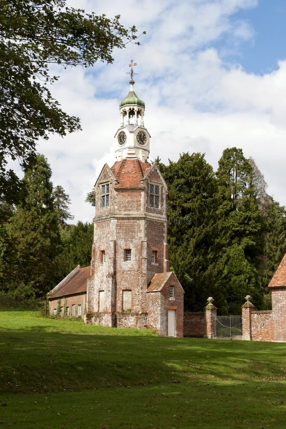 Breamore House Clock Tower, Fordingbridge, Hampshire, UK Editorial ...