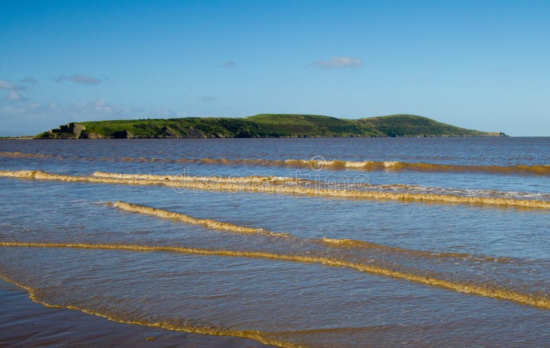 Brean Down Near Weston-super-Mare Stock Image - Image of severn ...