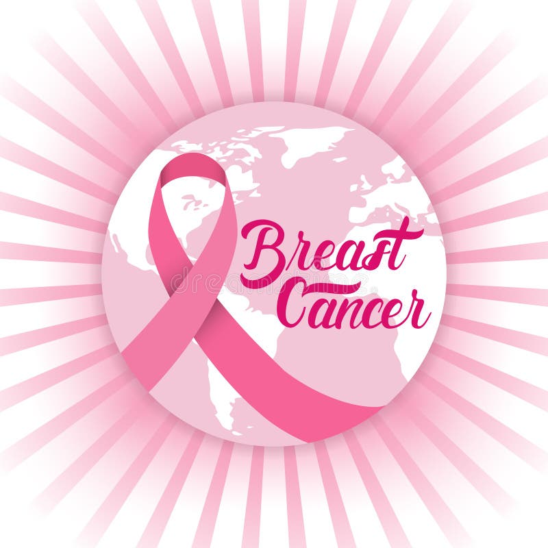 Pink Globe Breast Cancer Stock Illustrations – 110 Pink Globe Breast ...
