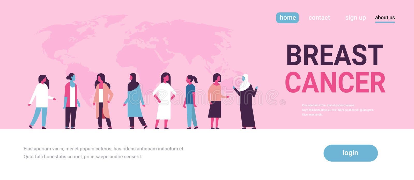 Cancer Women Stock Illustrations 21 524 Cancer Women Stock