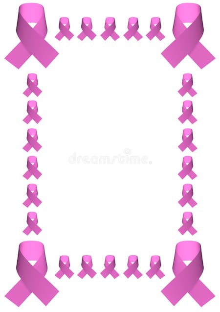 Breast Cancer Border Stock Illustrations – 197 Breast Cancer Border ...