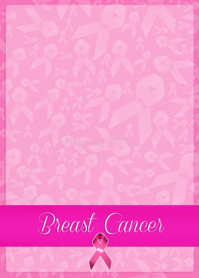 Owl with Breast Cancer Ribbon Stock Illustration - Illustration of ...