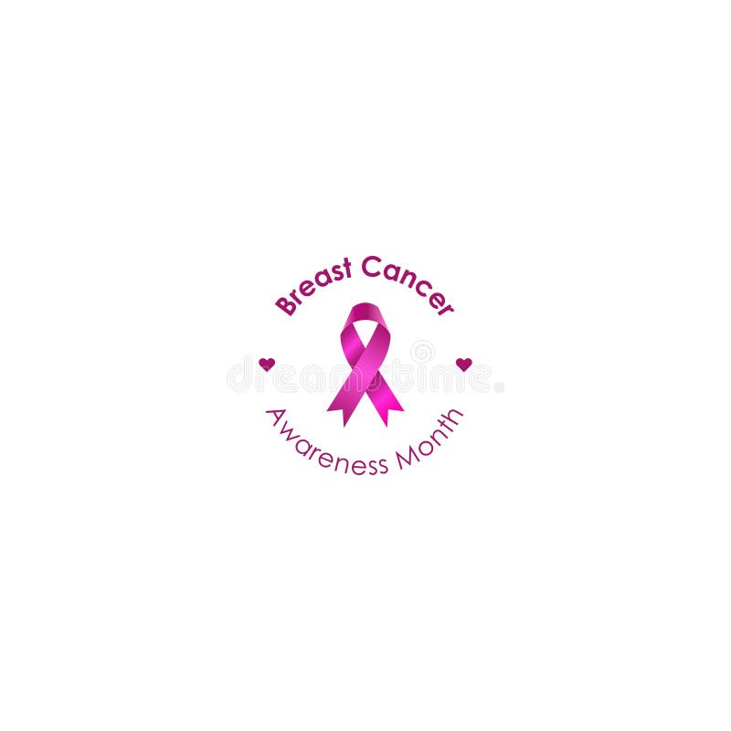 Breast Cancer Logo, Sticker Vector Graphics Stock Vector - Illustration ...