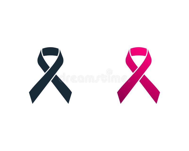 Breast Cancer Ribbon Icon Vector Logo Template Illustration Design ...