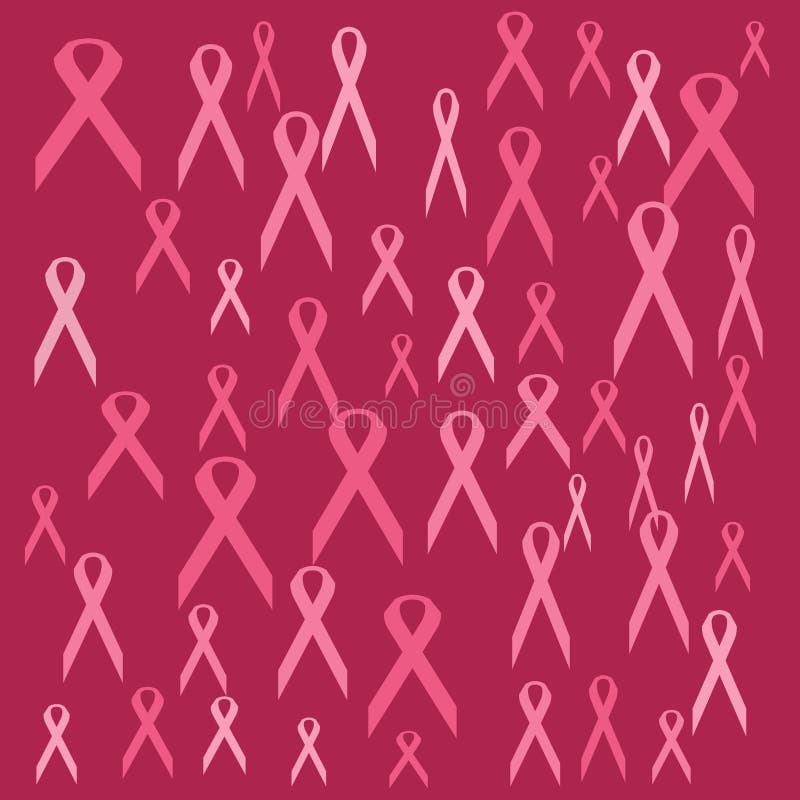 Breast cancer support stock illustration. Illustration of abstract ...