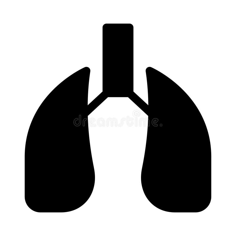 Breath Vector Glyph Flat Icon Stock Vector - Illustration of care ...
