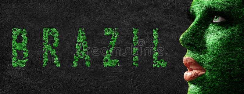 Breath of Nature, Brazil stock illustration. Illustration of ...