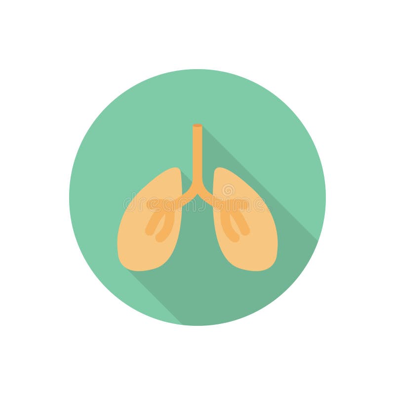Breath Vector Glyph Color Icon Stock Vector - Illustration of lung ...