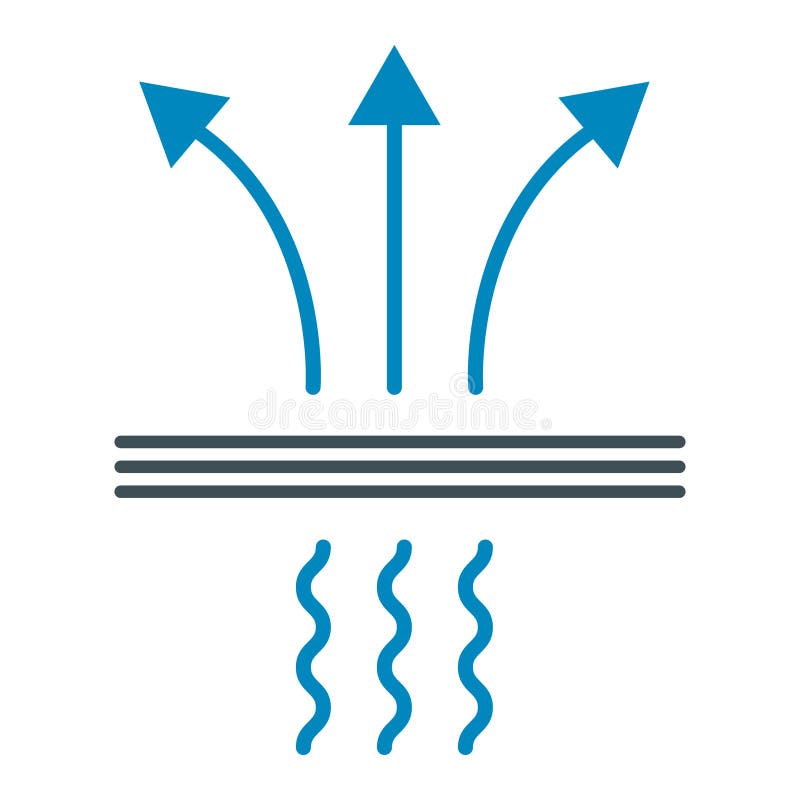 Breathable Resistant Icon, Waterproof Material Protection Sign, Web ...