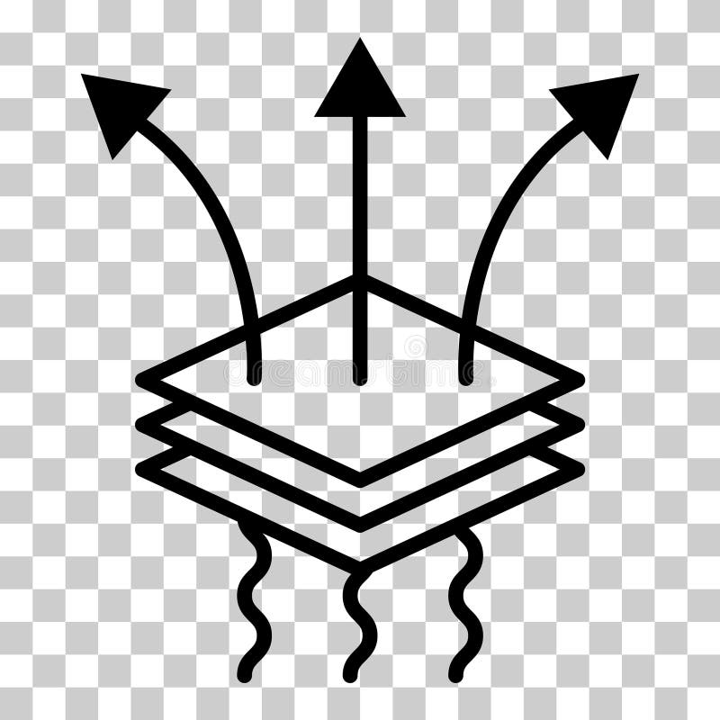 Breathable Resistant Icon, Waterproof Material Protection Sign, Web ...