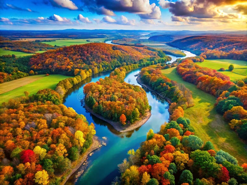 Breathtaking Aerial View of US Rivers a Comprehensive Map Utilizing the ...